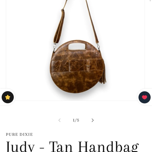Pure Dixie | Bags | Pure Dixie Judy Tan Shoulder Bag | Poshmark